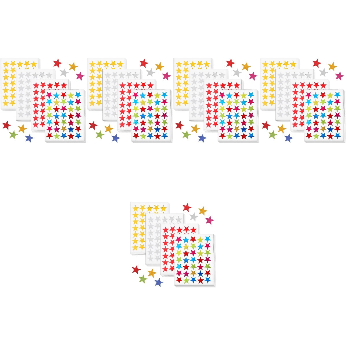 5 Count Reward Chart for Kids Star Children's Award Stickers Small ...