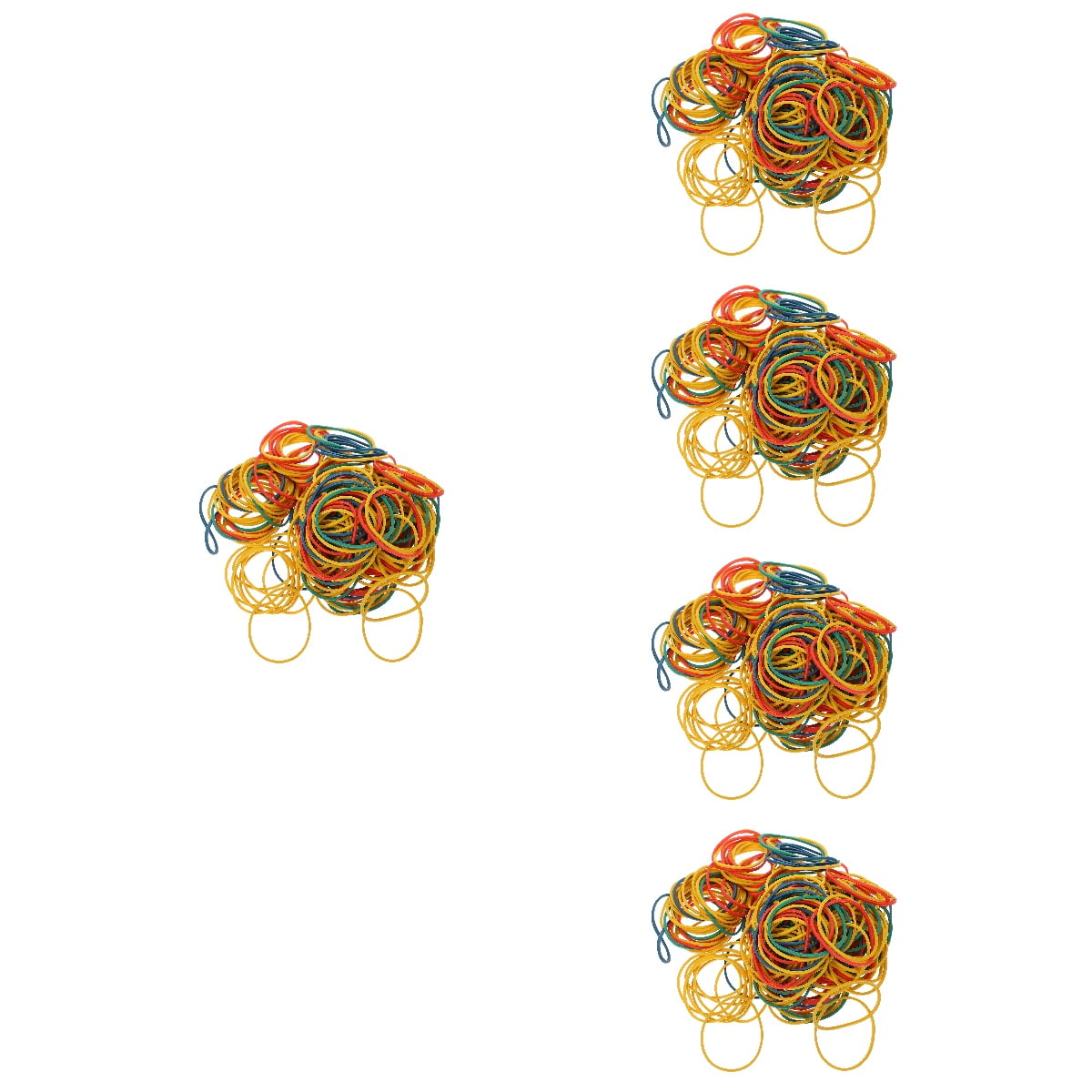 5 Count Rubber Band Office Supplies Loom Bands Kit Big Elastic ...