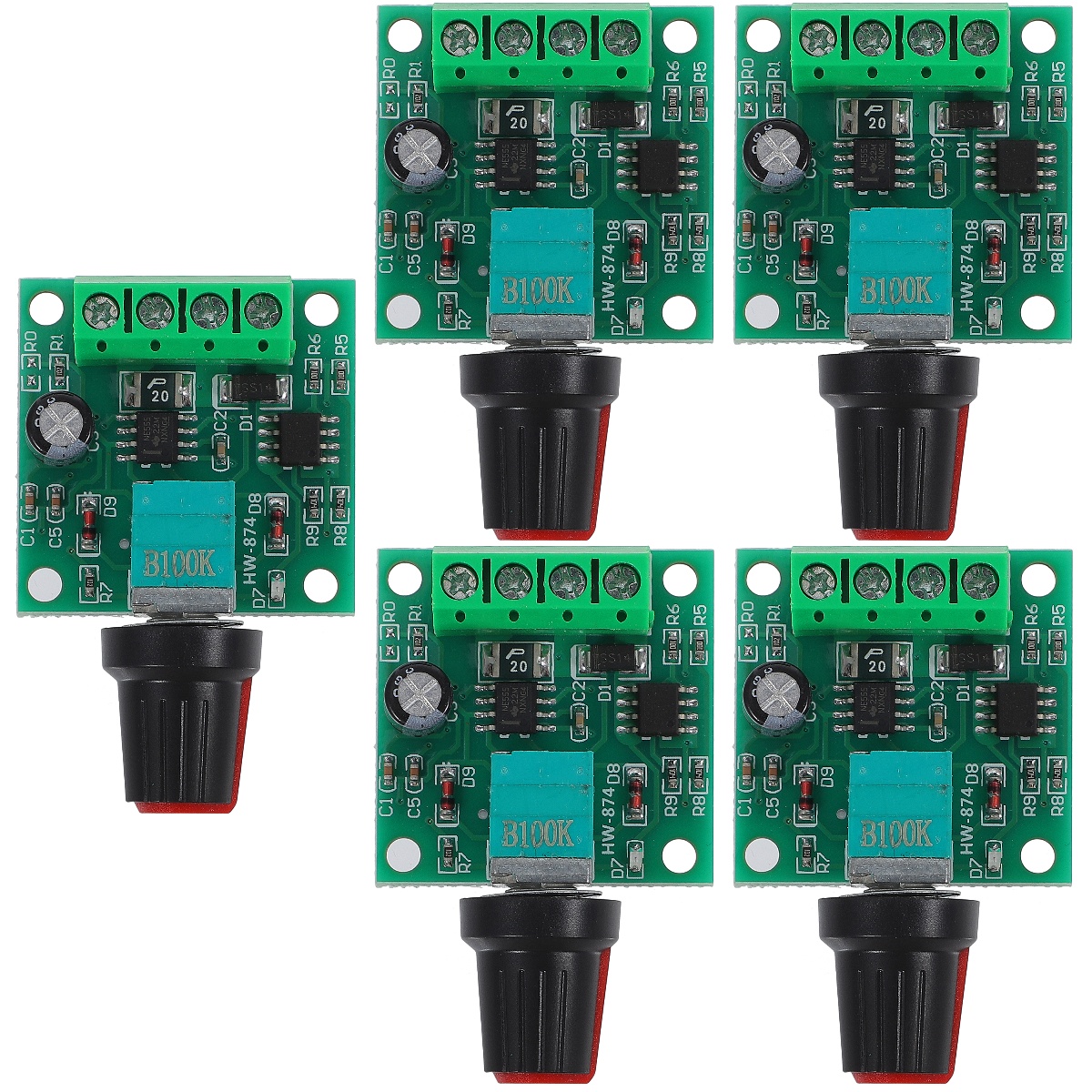 5 Count Speed Control Knob Motor Controller Switch - Walmart.com