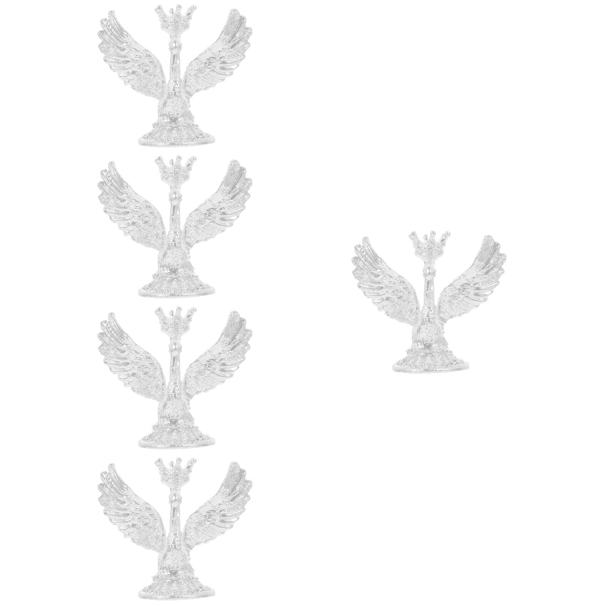 5 Count Swan Display Stand Mirror Ball Goldendoodle Ornament Monitor ...