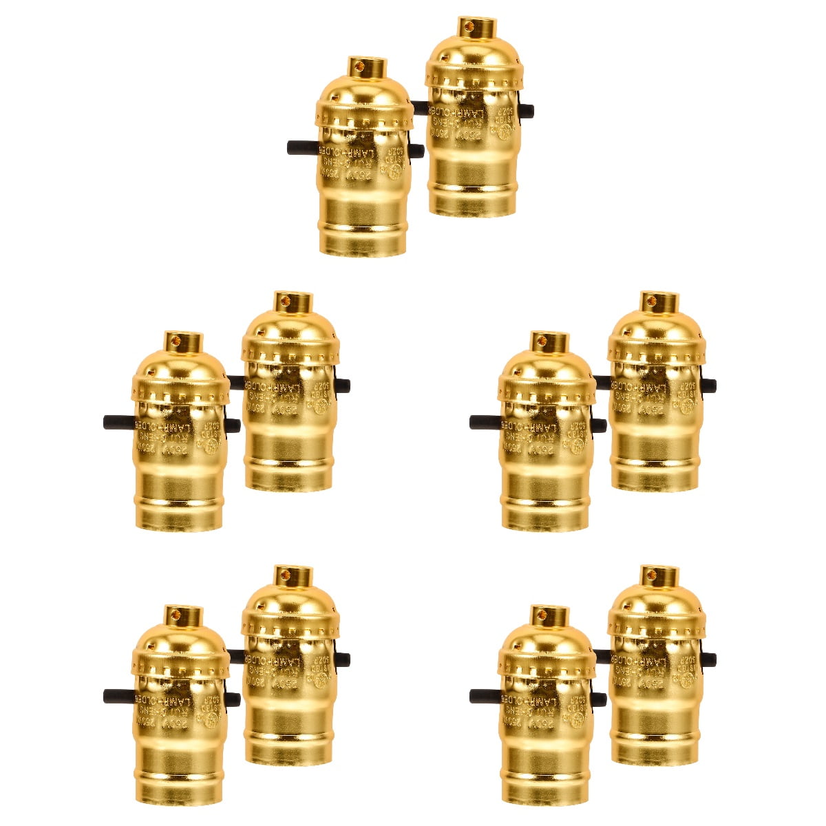 5 Count Switch Lamp Holder Swag Repair Parts Socket Replacement Light ...