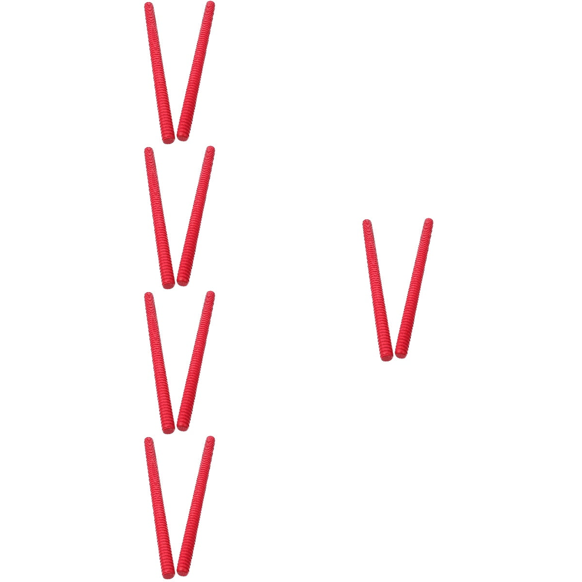 5 Count Tambourine Rhythm Stick Sticks Economic Musical Instruments ...