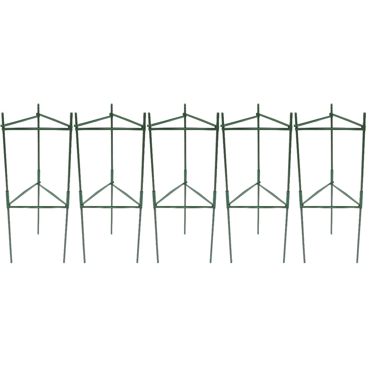 5 Count Tomato Plant Cage Support Stand Vegetable Climbing Rack Frame ...
