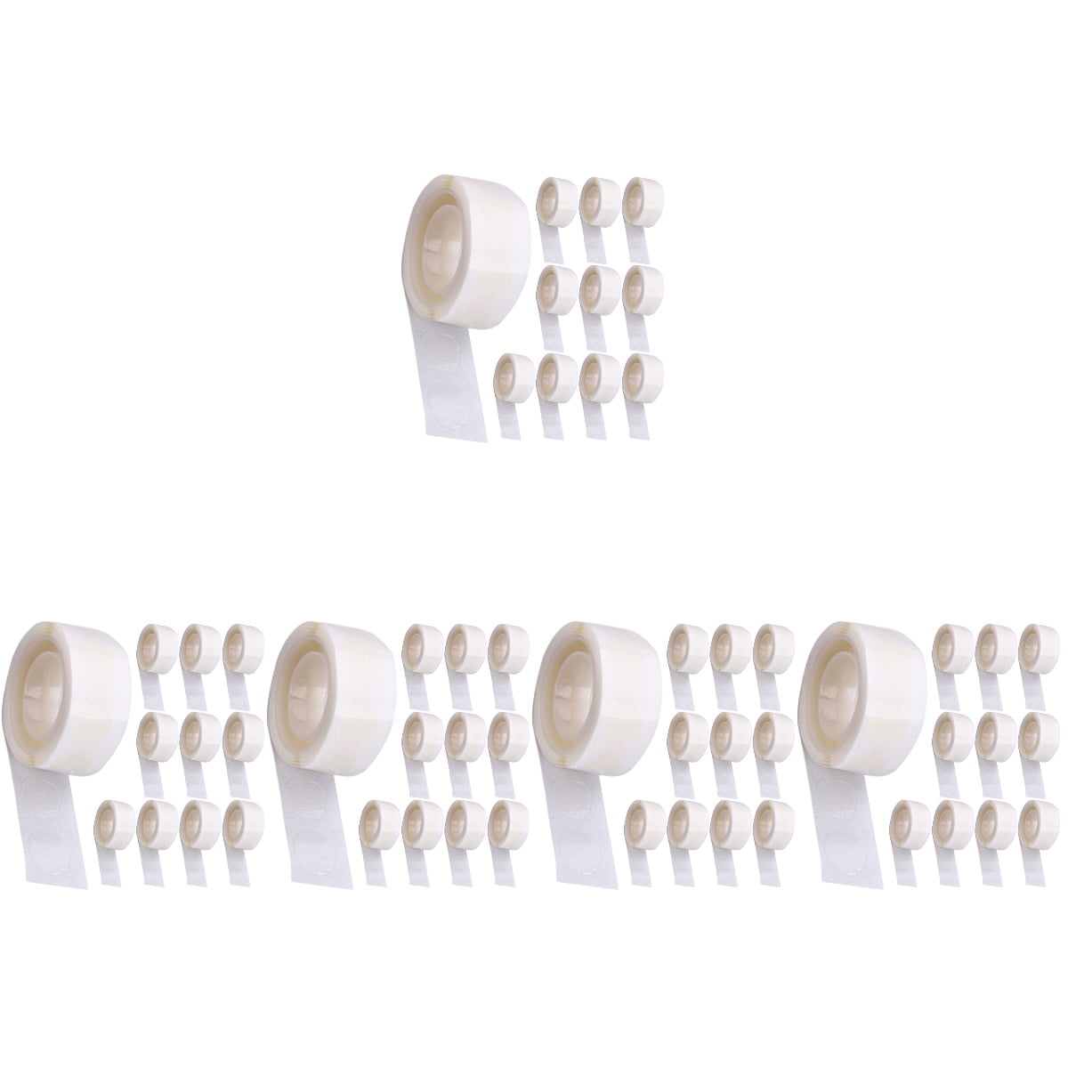 5 Count Transparent Dot Glue Sticker Labels Clear Duct Tape Double ...