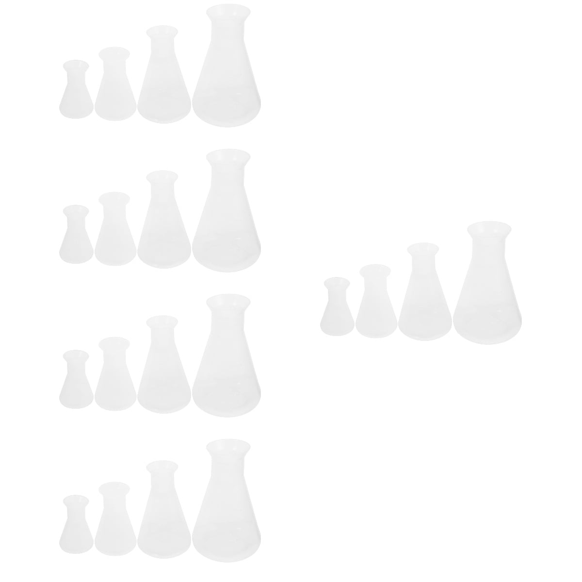 5 Count Vacuum Flasks Erlenmeyer Premium Material - Walmart.com