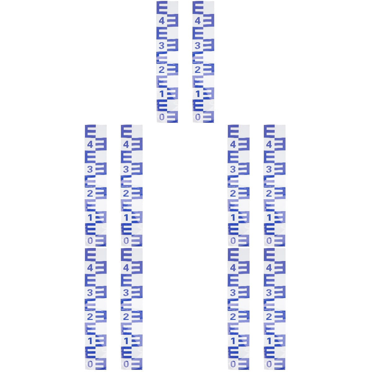 5-Pack Water Level Indicator Stickers with Display Scale Gauge for ...