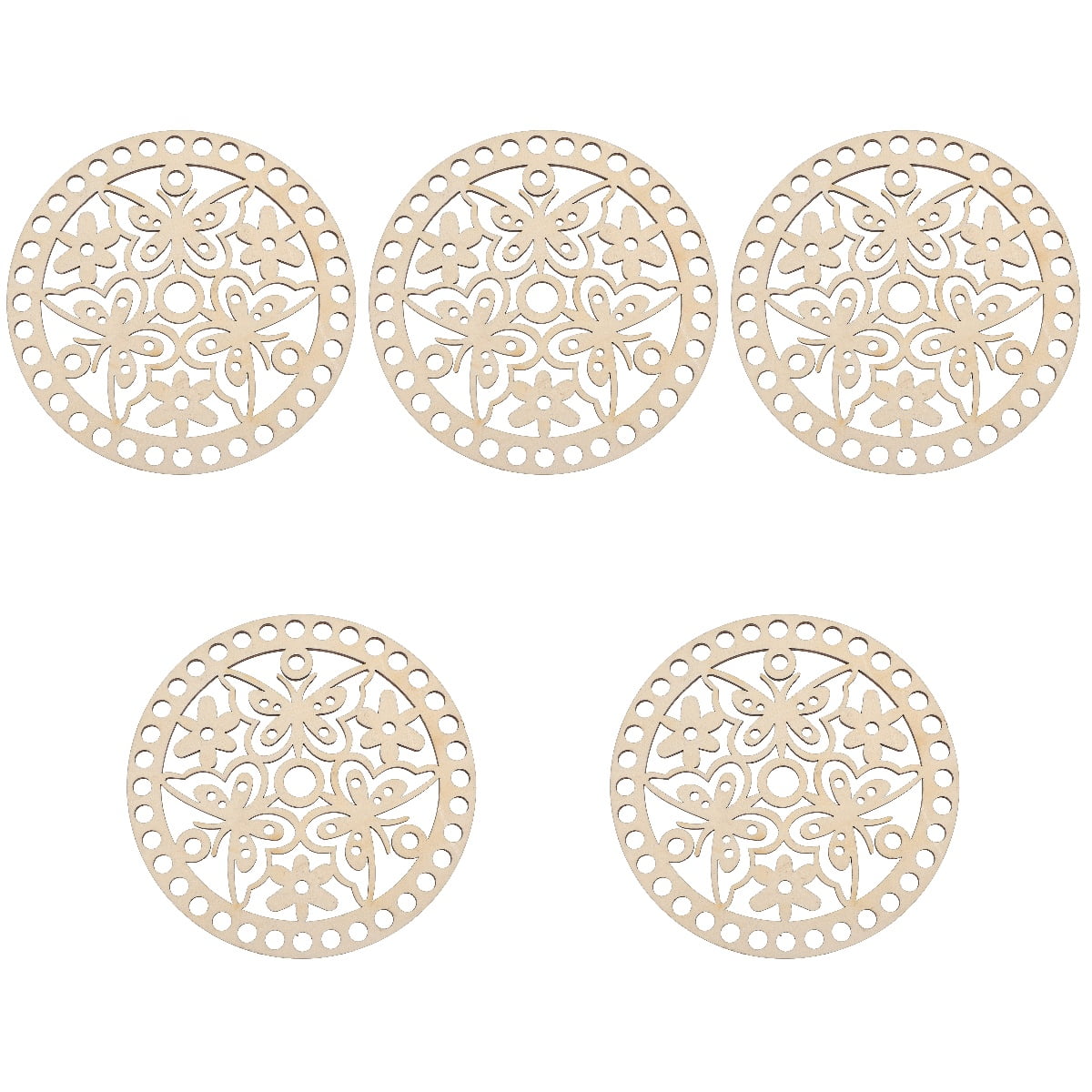 5 Count Weaving Basket Bottom Base Hampers Baskets Wicker Storage for ...