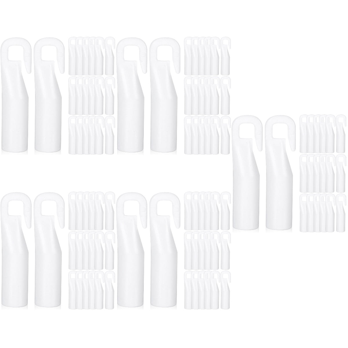 5 Count Window Opener Pole Universal Hook for Blinds 5x1cm White ...