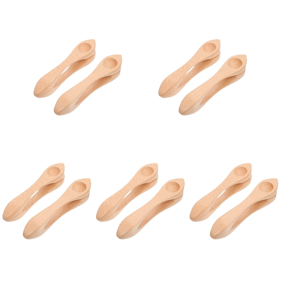 5 Count Wooden Wind Spoon Instrument Kids Toys Musical Instruments ...