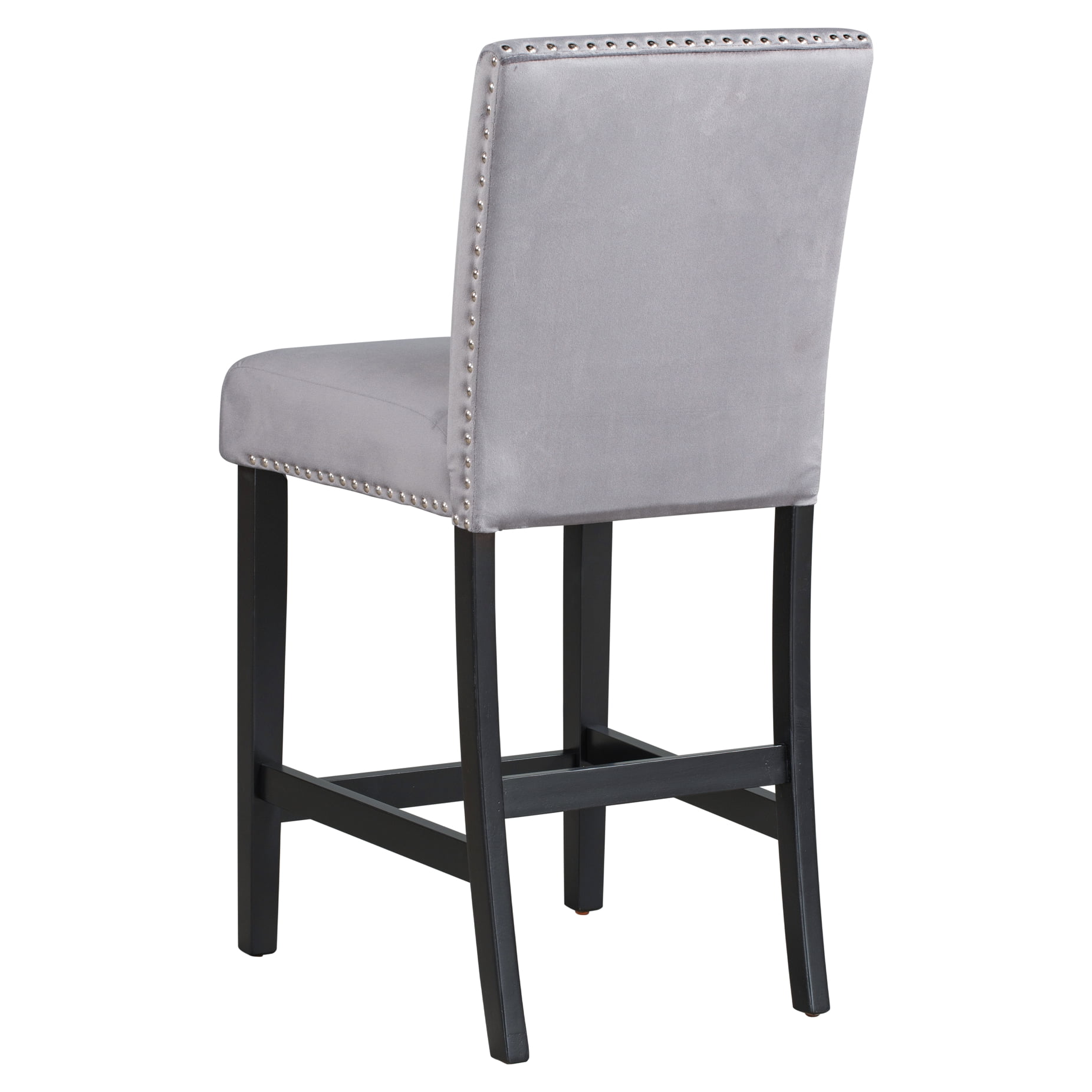 5 Counter Height Dining Table , Grey - Faux Marble & Velvet Make Your ...