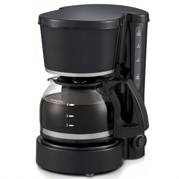 5-Cup Drip Coffee Maker - Fast Heating with Integrated Heating ...