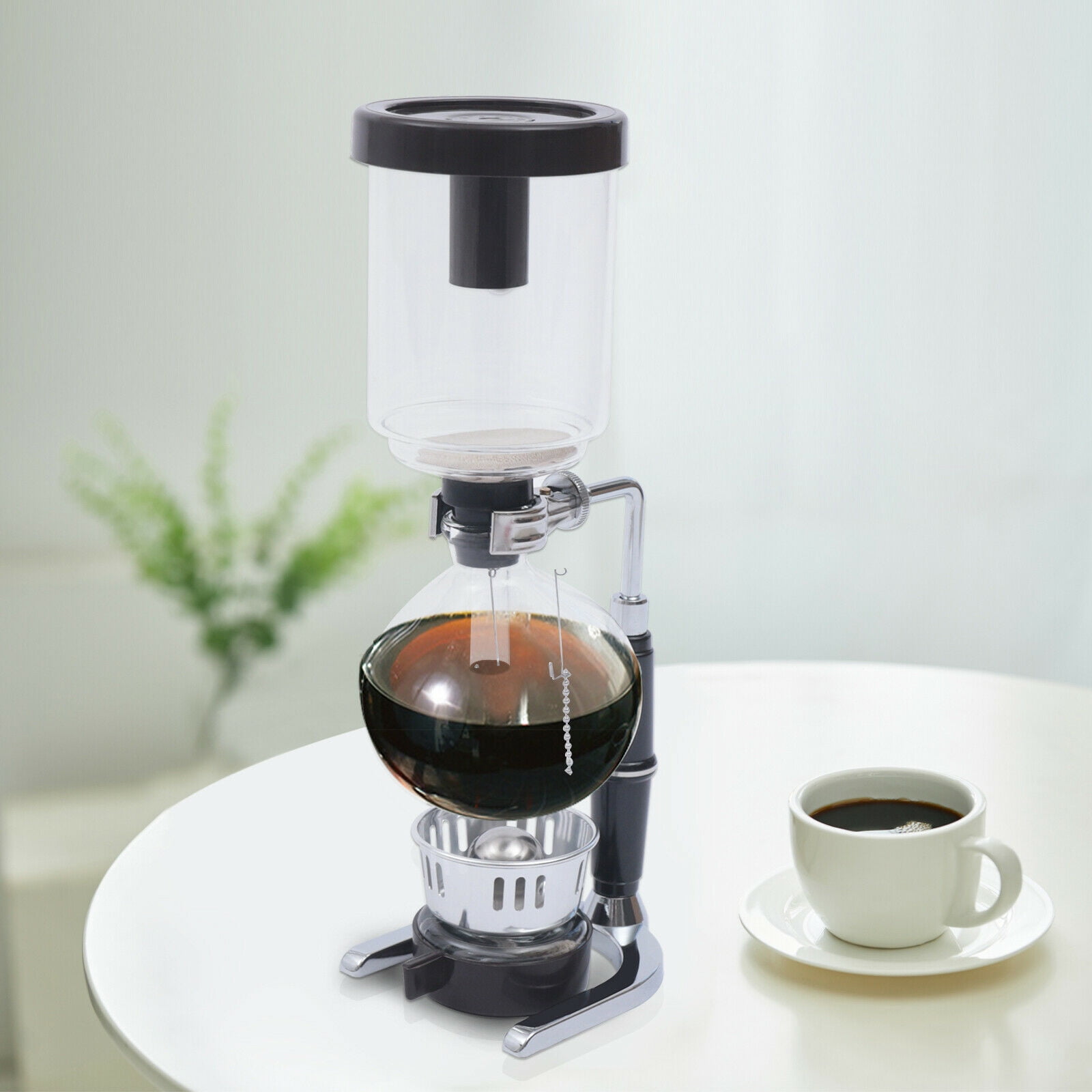 5 Cups Tabletop Glass Vacuum Syphon Coffee Pot Unique Coffee Siphon ...