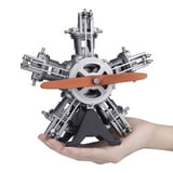 5-Cylinder Radial Engine Model Kit - 1:6 Scale Mechanical Metal ...