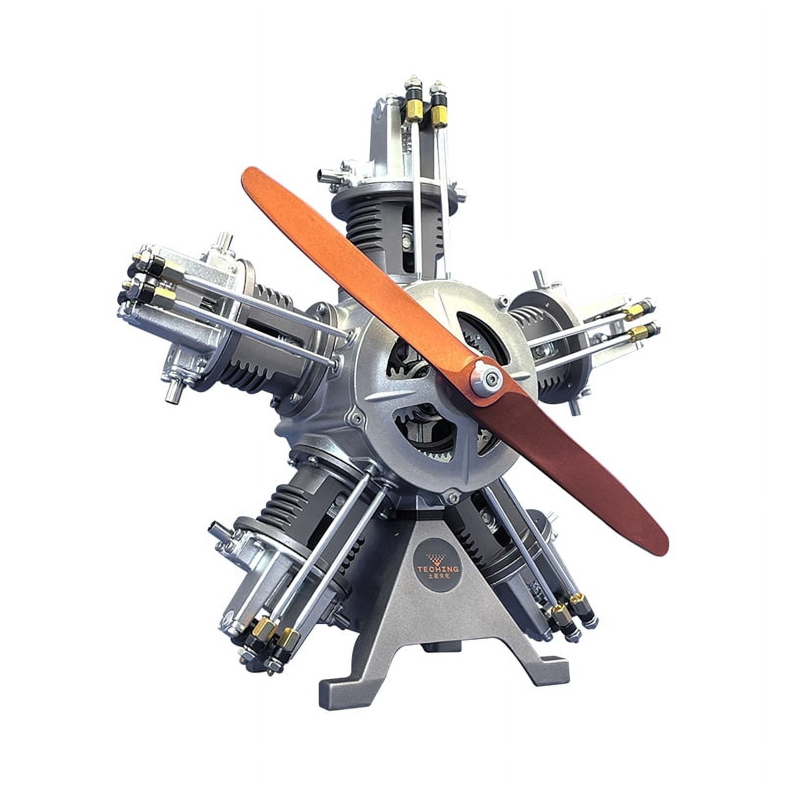 5-Cylinder Radial Engine assembly model kit - Walmart.com