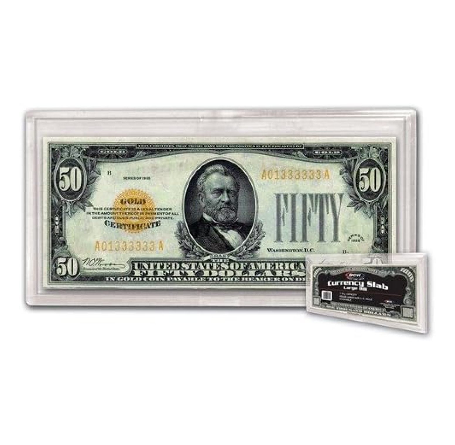 5 DELUXE CURRENCY SLAB - LARGE BILL - Walmart.com