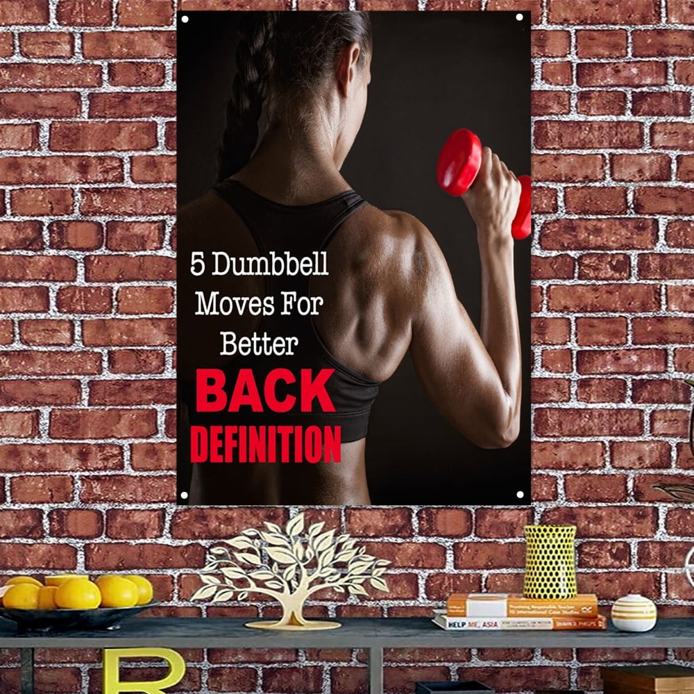 5 DUMBBELL MOVES FOR BETTER BACK DEFINITION - Inspirational Wall Art ...