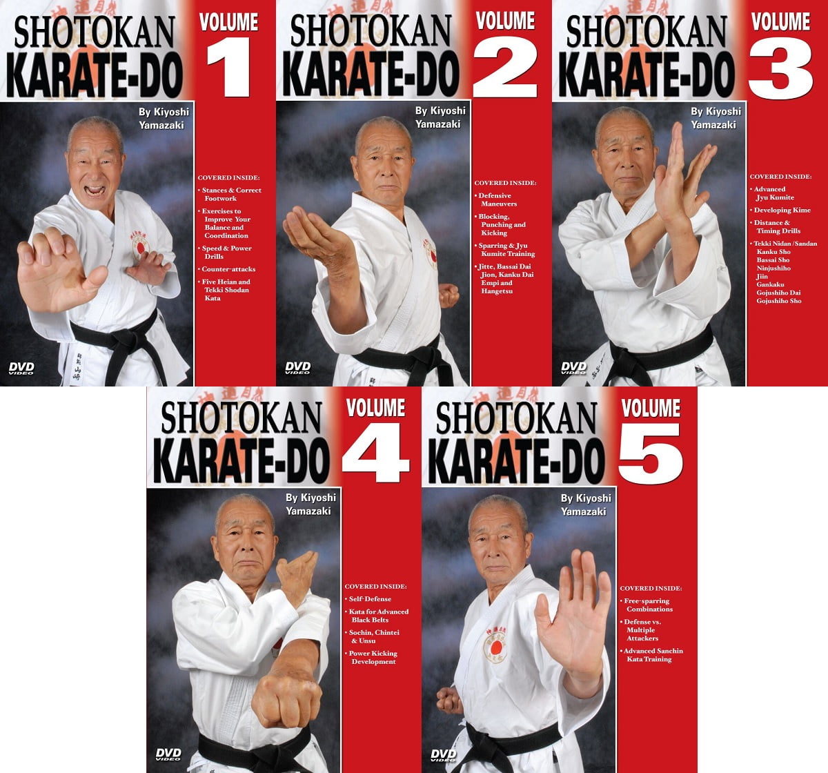 5 DVD SET Shotokan Karate Do - Yamazaki - Walmart.com