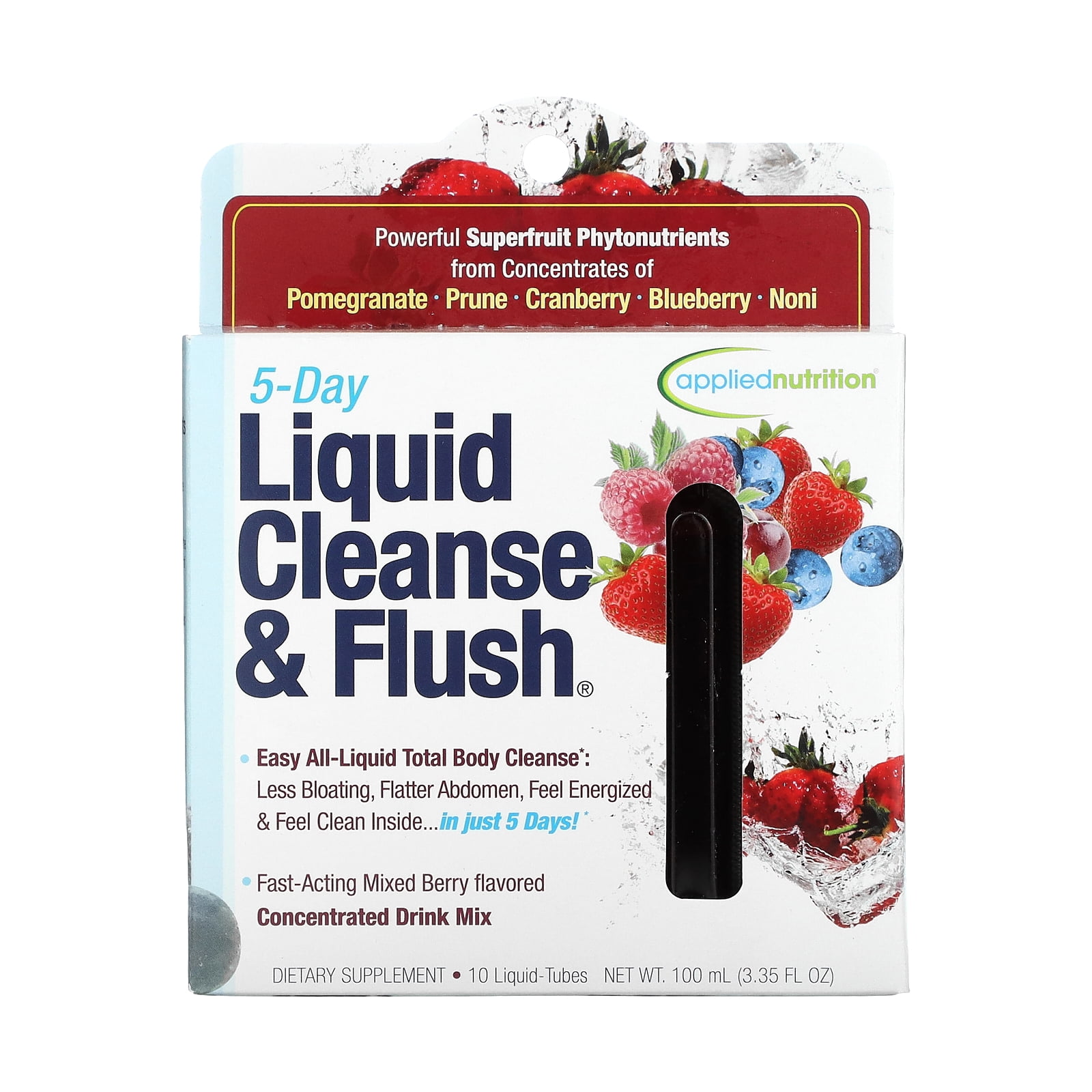 Applied Nutrition, 5-Day Liquid Cleanse & Flush, 100 ml, 10 Ct ...