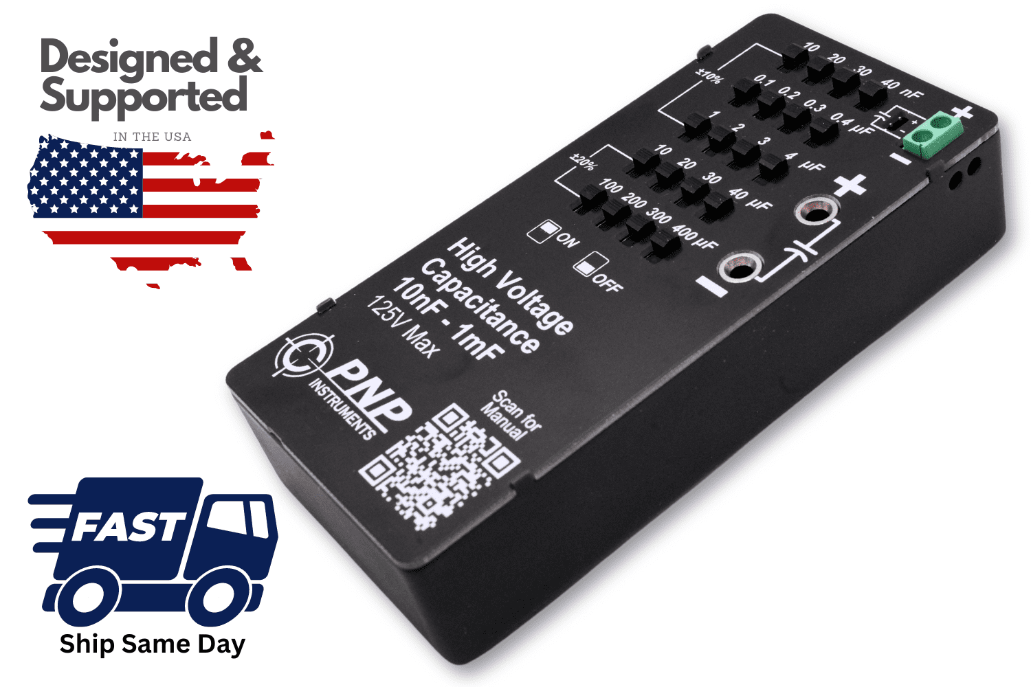 5 Decade Capacitance Box 10nF – 1mF (125V) - Walmart.com