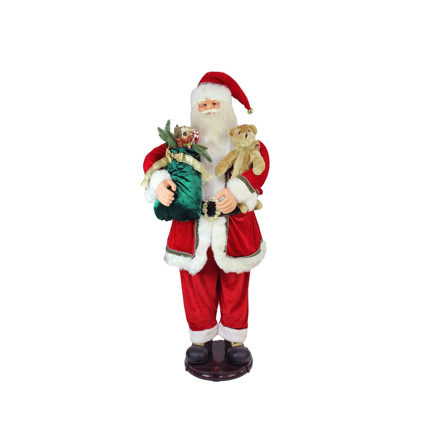 5' Deluxe Traditonal Animated and Musical Dancing Santa Claus Christmas ...