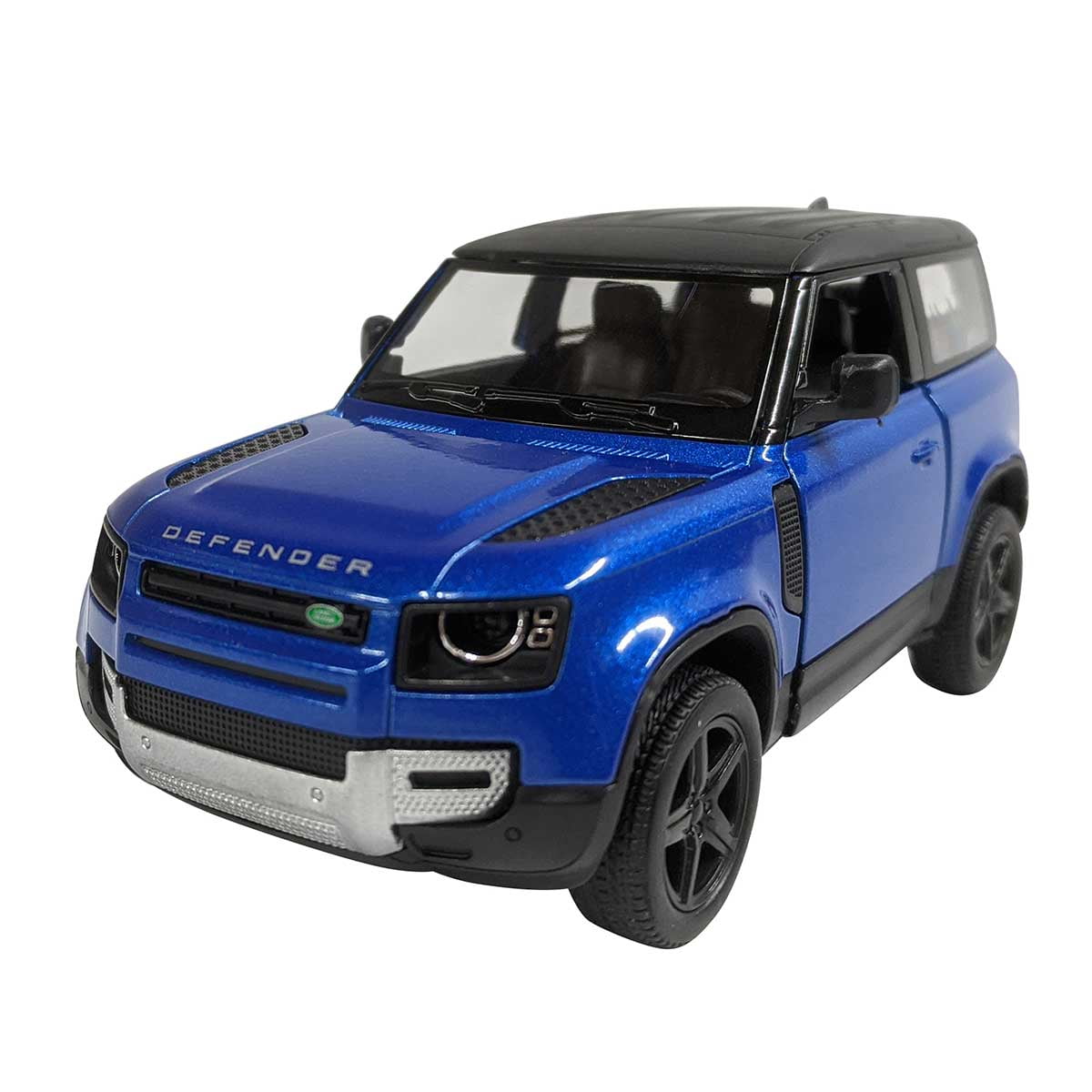 5" Die-cast: Land Rover Defender 90 (Blue) 1/36 Scale - Walmart.com