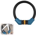 5 Digit Coiled Cable Lock Resettable for Bike ScooterB - Walmart.com