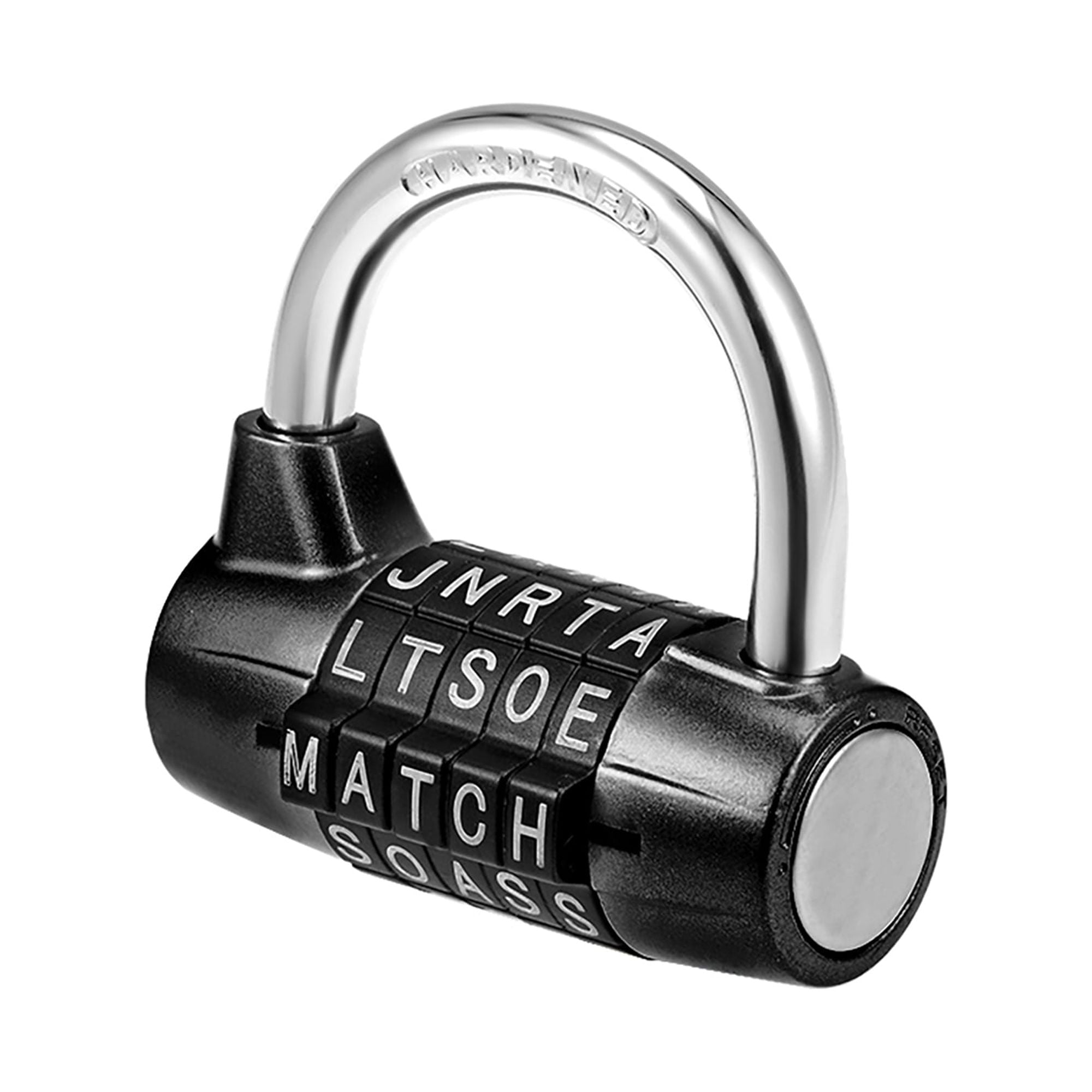 5-Digit Combination Padlock, 2-1/2-inch Resettable Alphabet Code Lock ...