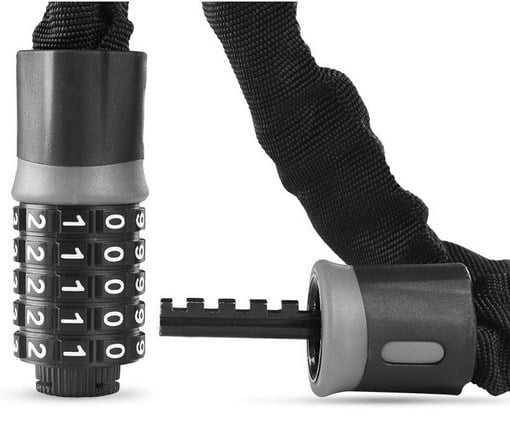 5 Digit Scooter Lock, Anti-Theft Scooter Password Chain Lock - 3 Ft ...