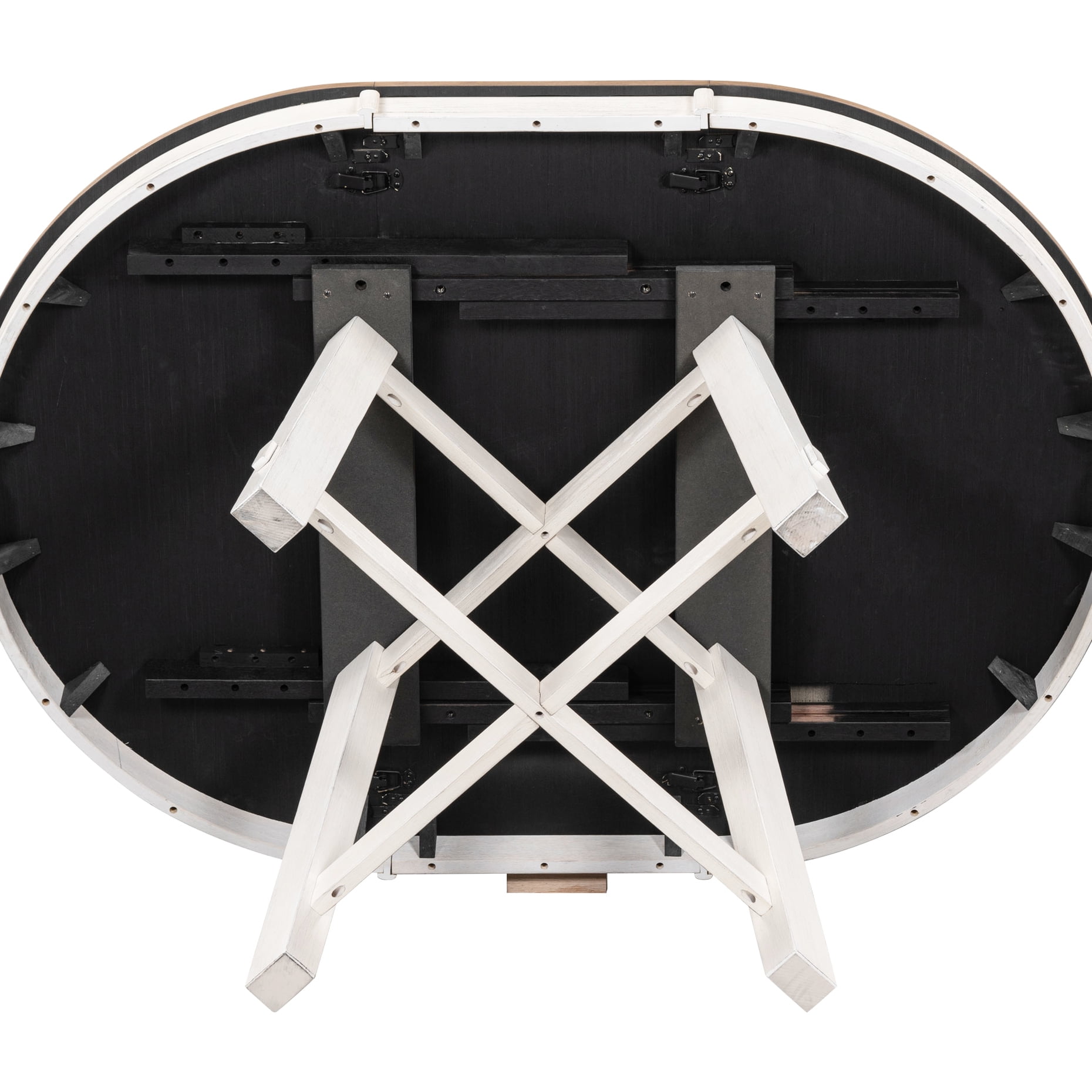 5 Dining : Round Table With Adjustable Length. Upholstered Chairs For ...