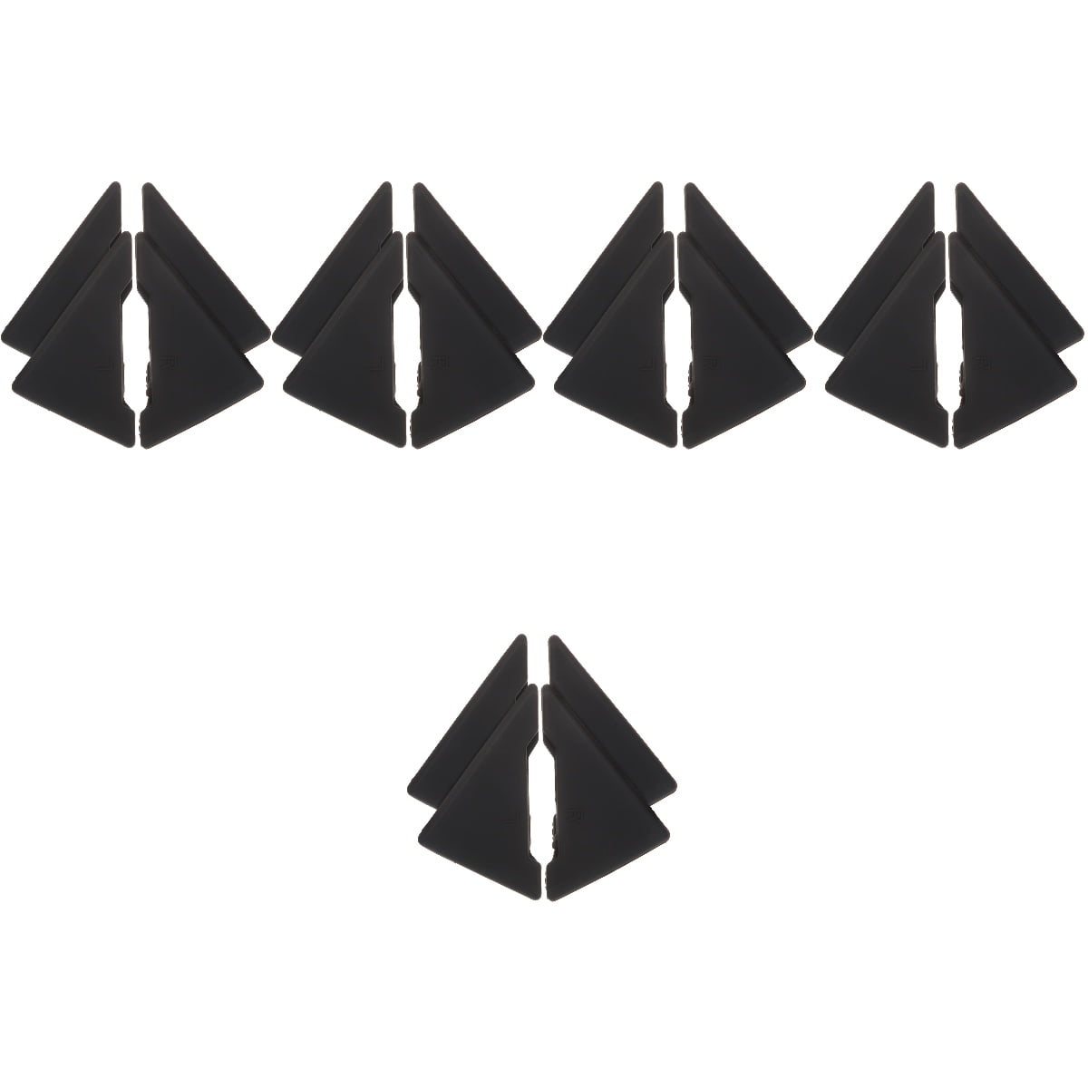 5 Door Cover Car Guard Clear Ding Protector Black - Walmart.com