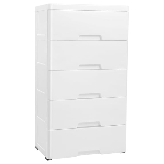 5 Drawer Dresser for Bedroom, 5 Tier Storage Closet Tall Dresser ...