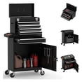5-Drawer High Capacity Rolling Tool Chest, Removable Toolbox on Wheels ...