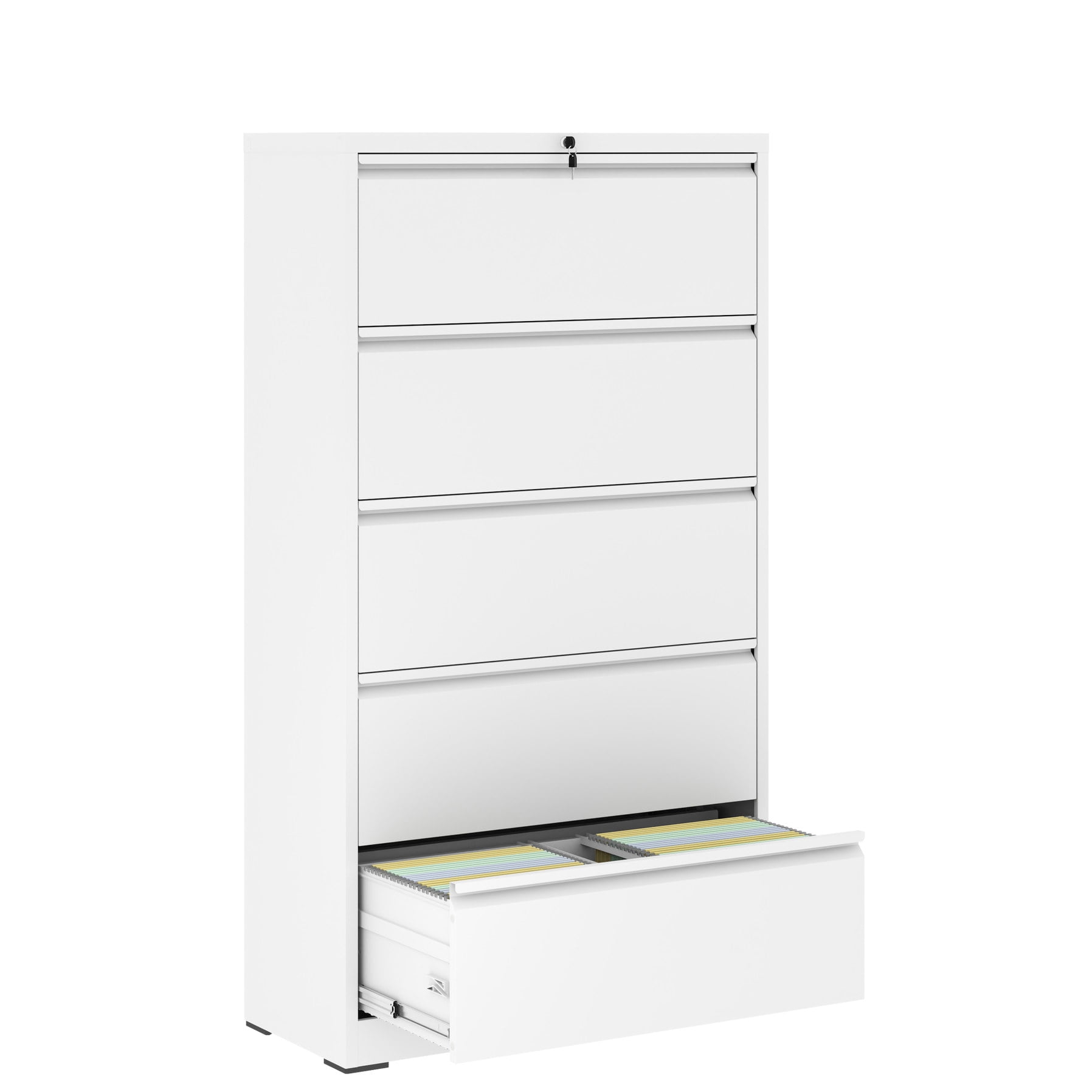 5 - Drawer Metal Cabinet - Anti - Tilt Design - Office Storage ...