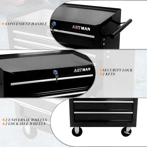 5-Drawer Metal Rolling Tool Chest with Wheels,Tool Storage Cabinet with ...