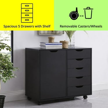 Monarch Specialties Office Cabinet 1 Open Storage Compartment 2 Drawers ...