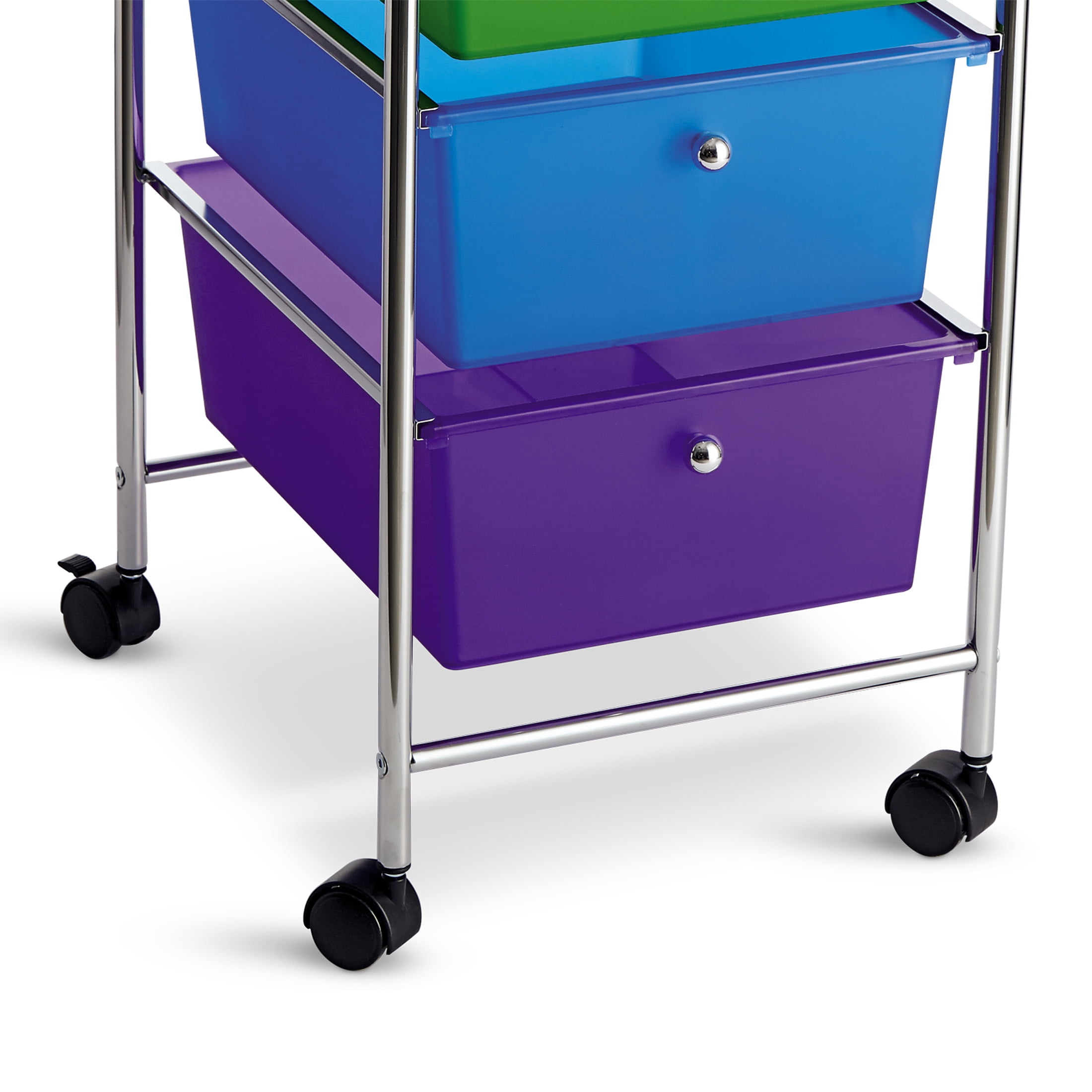 5 Drawer Rainbow Rolling Cart by Simply Tidy - Mobile Organizer with ...