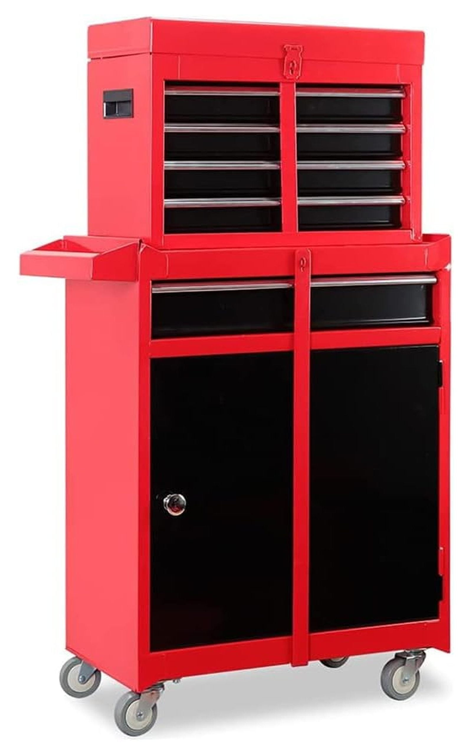 5-Drawer Rolling Tool Chest, High Capacity, Adjustable Shelf, Lockable Drawers, Detachable 2 in ...