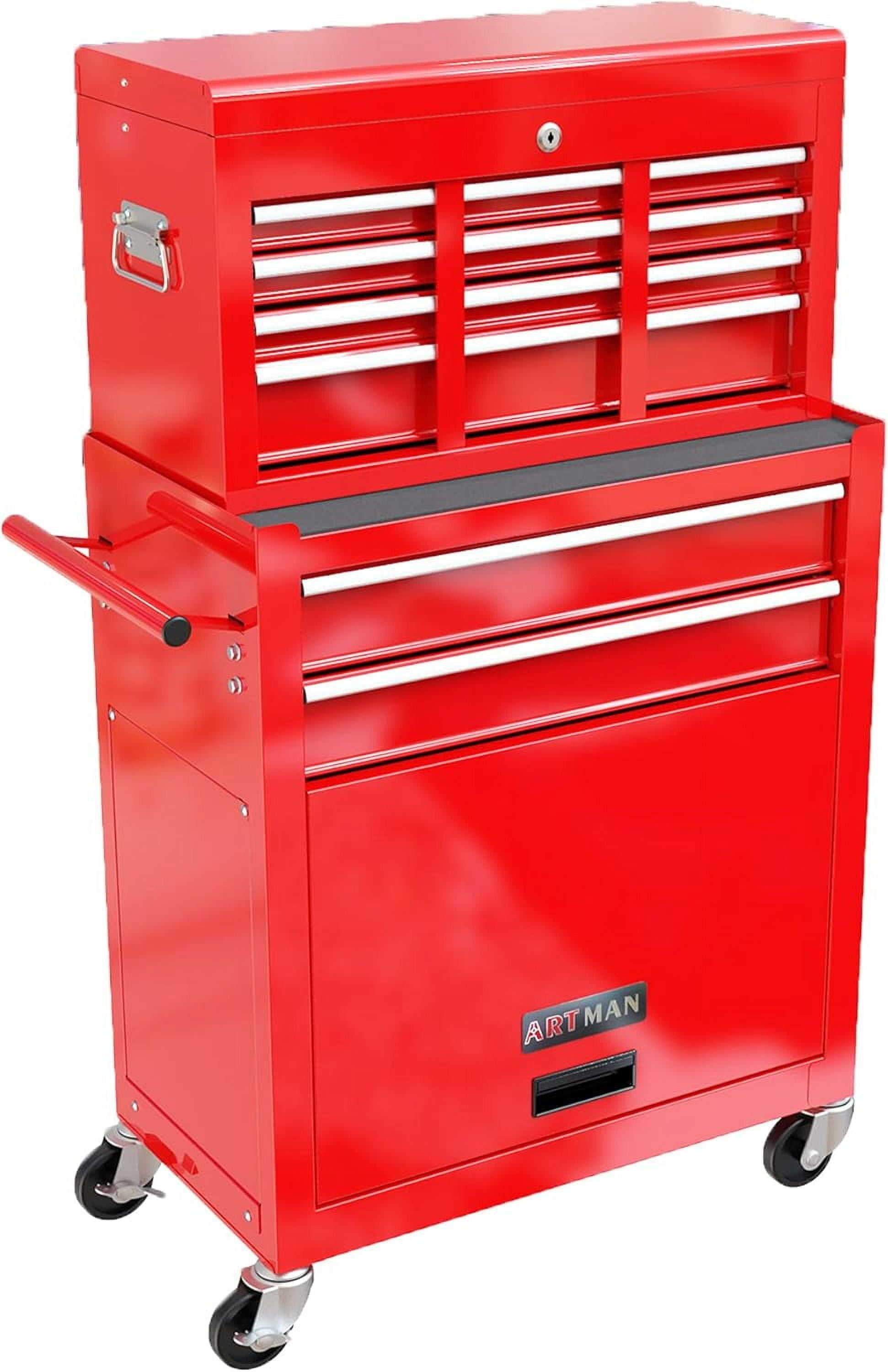 5 Drawer Rolling Tool Chest,Tool Storage Cabinet & Tool Box Cart with ...