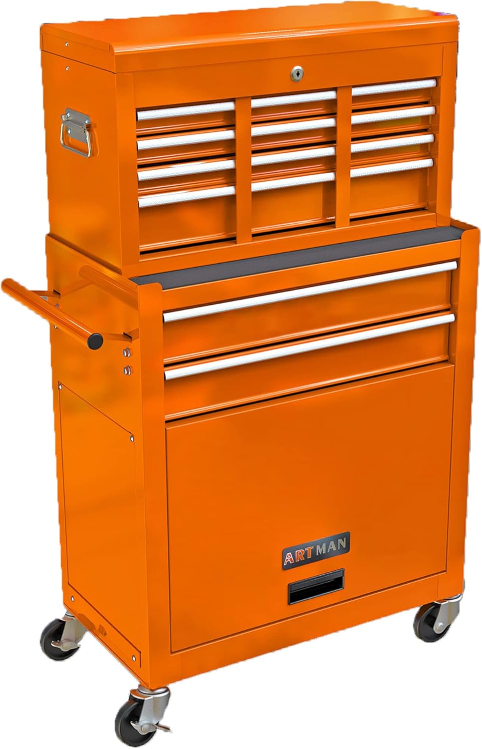 5 Drawer Rolling Tool Chest,Tool Storage Cabinet & Tool Box Cart with ...