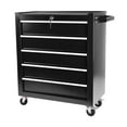 5-Drawer Rolling Tool Chest with Wheels, Tool Storage Cabinet with Lock & Key, Tool Box Storage ...