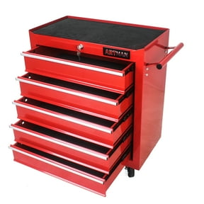 5-Drawer Mobile Mechanic Tool Chest, Rolling Cabinet with Lock ...