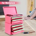 5-Drawer Stackable Metal Storage Cabinet, Multi-Purpose Iron Sheet ...