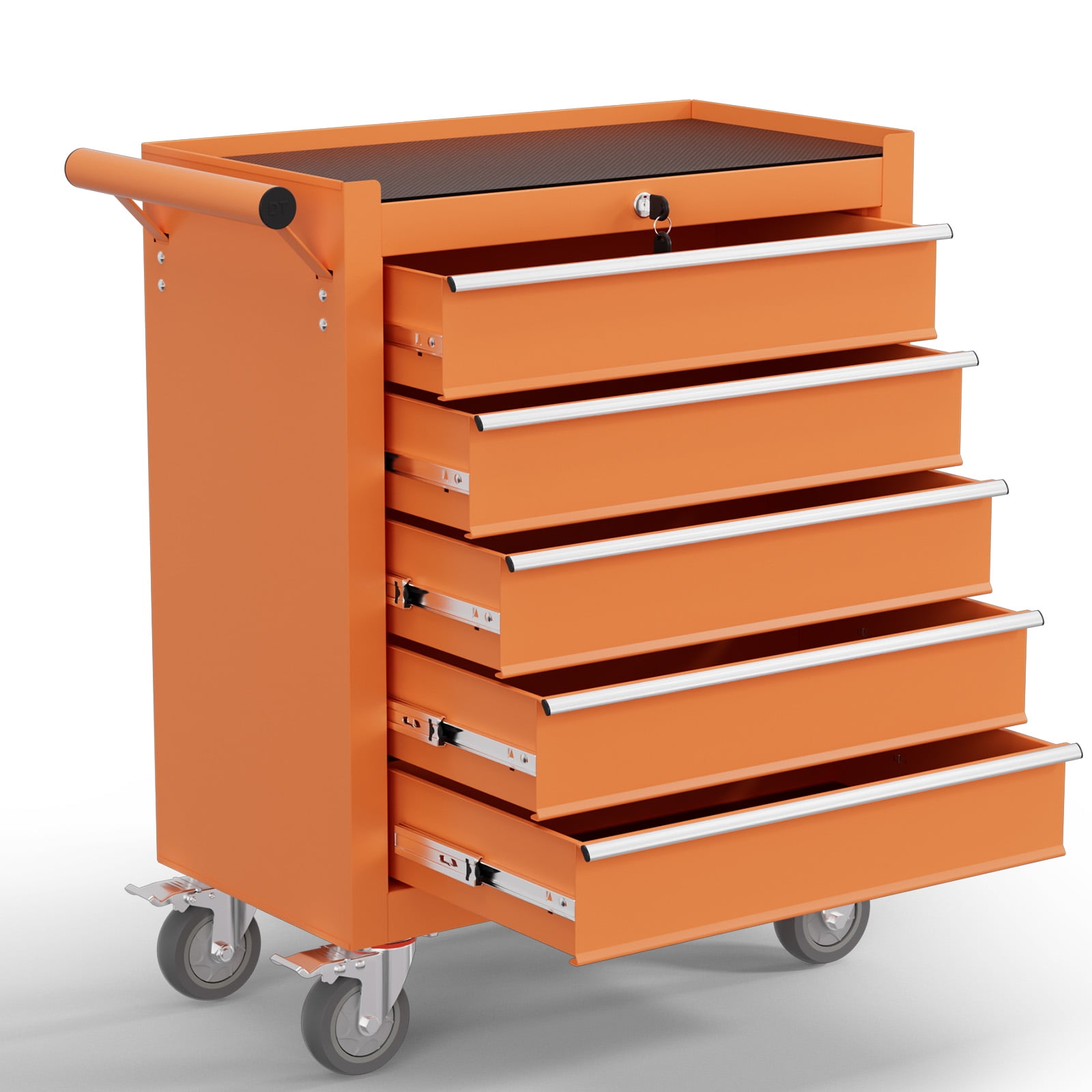 5-Drawer Tool Chest,Rolling Tool Cart with Wheels,High Capacity Tool ...