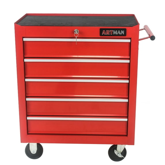 5 Drawer Tool Chest, Tool Storage Cabinet for Garage Storage with 4 ...