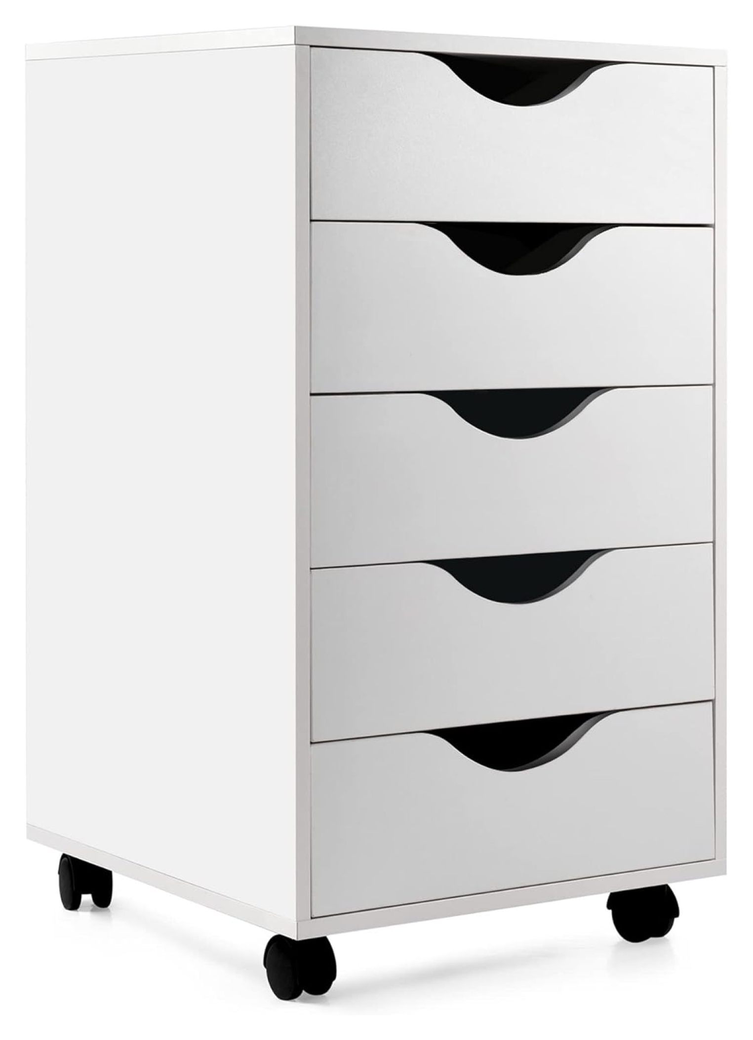 5 Drawer Vertical File Cabinet Filing Storage Wood Organizer Dresser ...