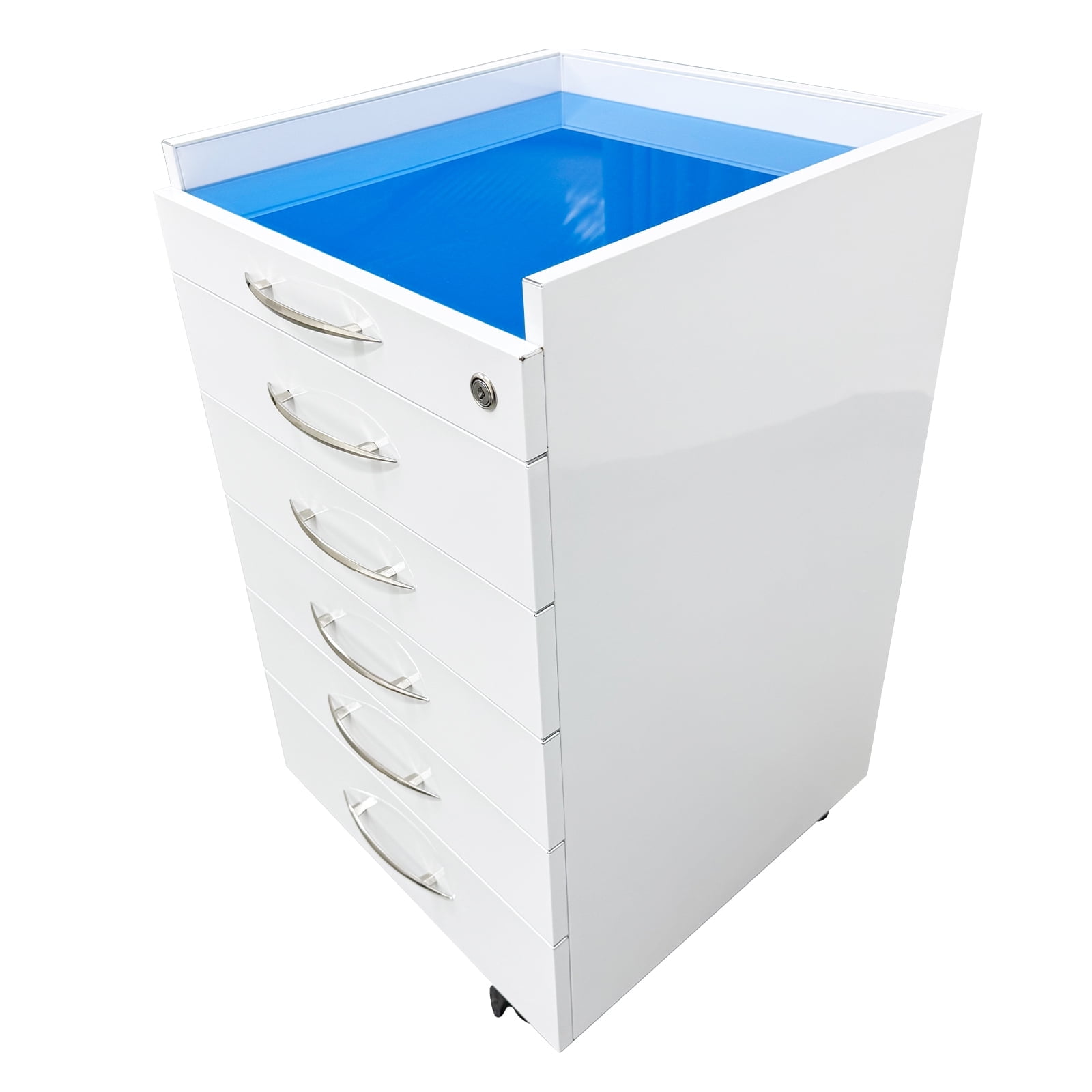 5 Drawers Dental Assistant's Mobile Cabinet Dental Storage Cabinet ...
