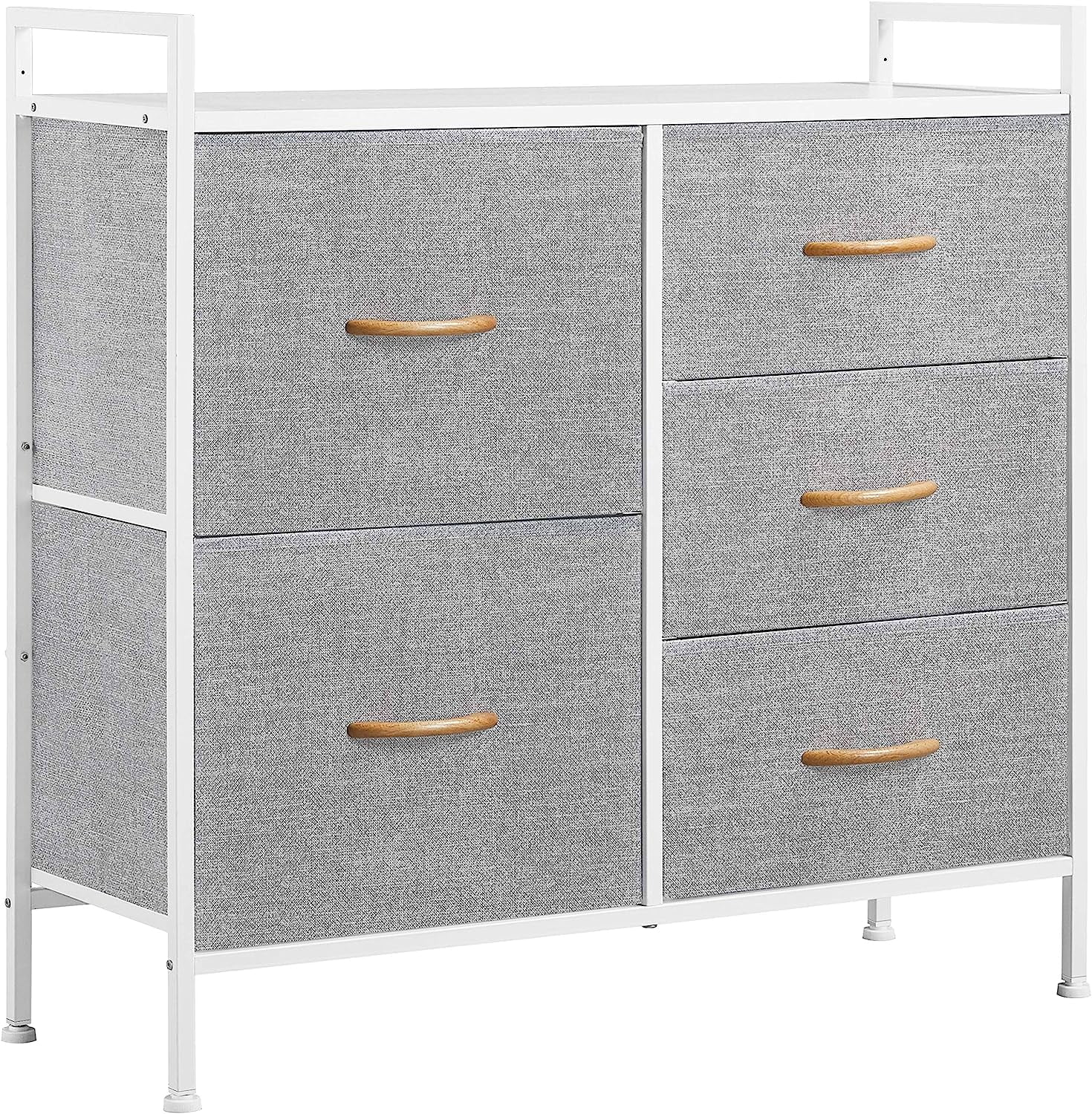 5 Drawers Fabric Organizer Fabric Storage Organizer Unit Tower For ...