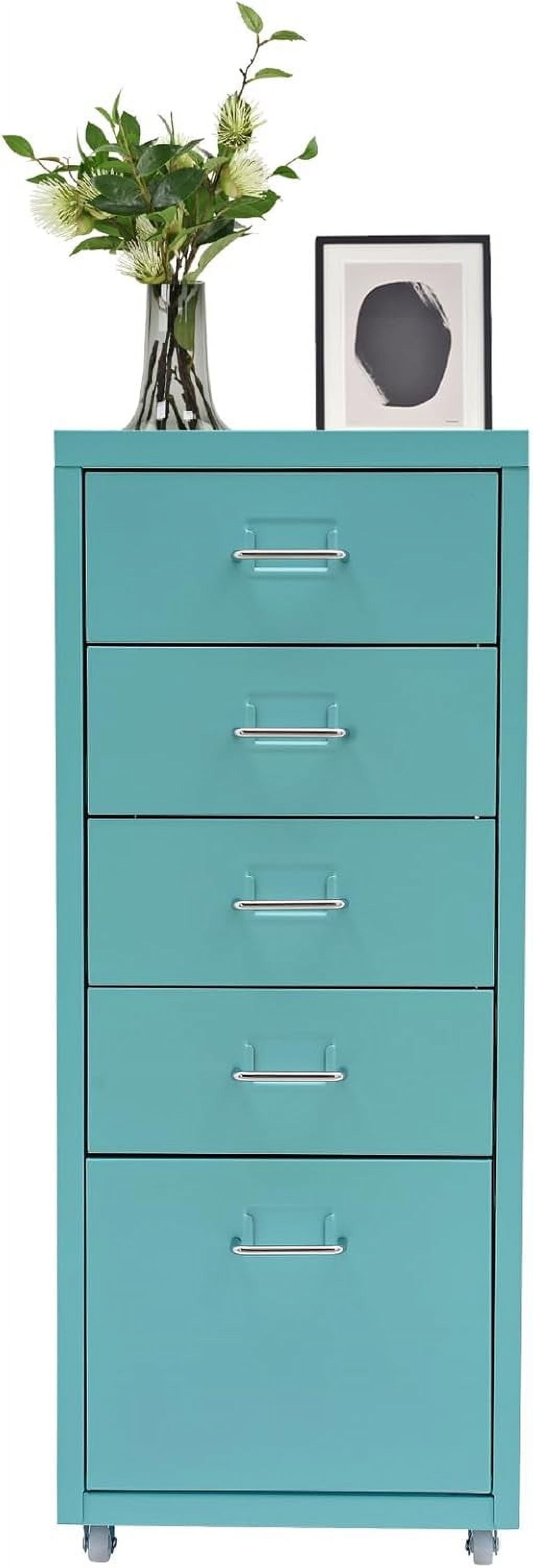 5 Drawers File Cabinet Metal Vertical File Storage Cabinet Vertical ...