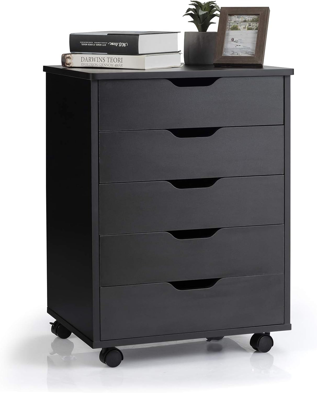 5 Drawers File Storage Cabinet, 26.5" Vertical Filling Cabinet for Home ...