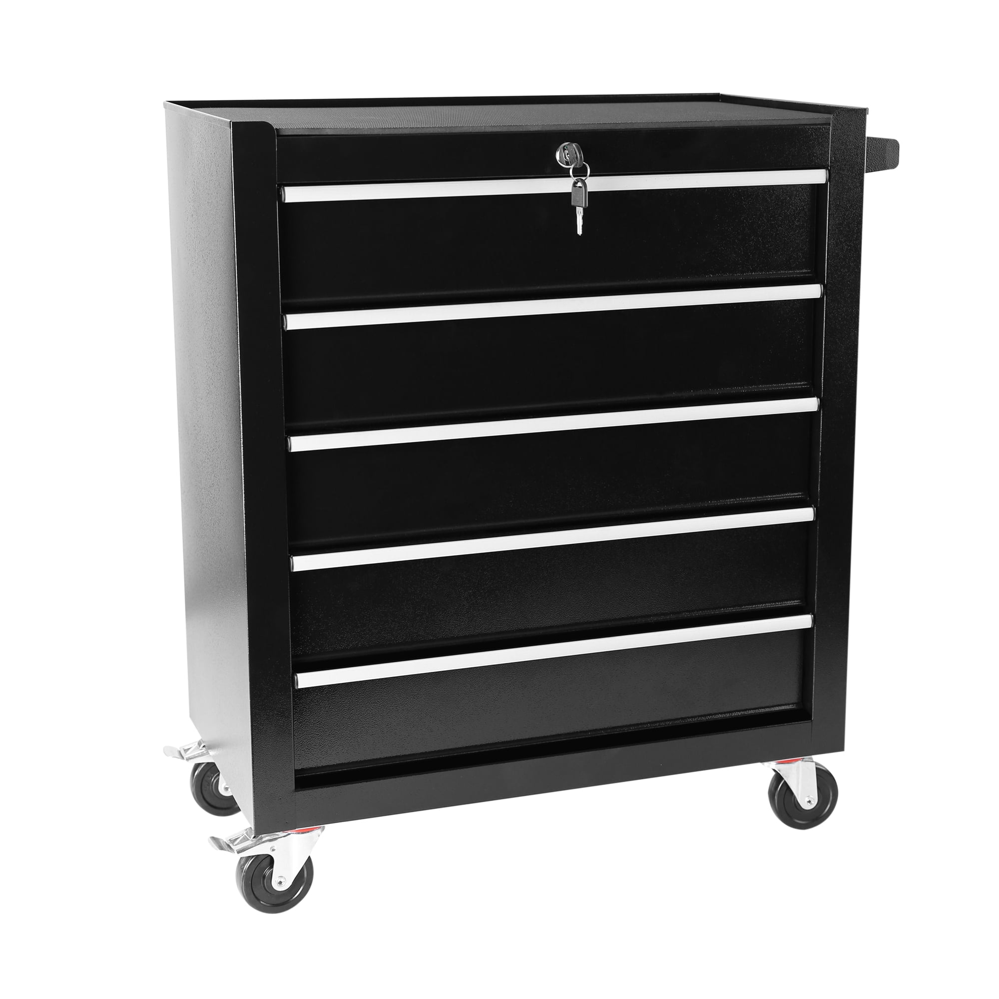 5-Drawers Rolling Tool Chest,Tool Chest with Link Buckle And Can Be Combined To Large Cabinet ...